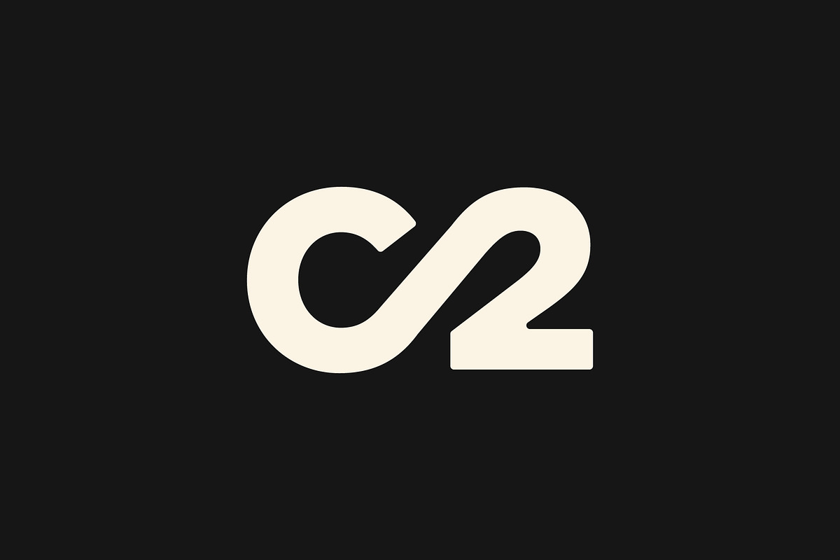 Initial C2 icon logo design vector | Creative Market
