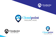 Cloud Point Logo, a Branding & Logo Template by Maraz Logo