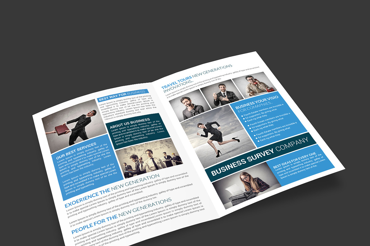 Communication Company Brochure, a Brochure Template by graphicforest