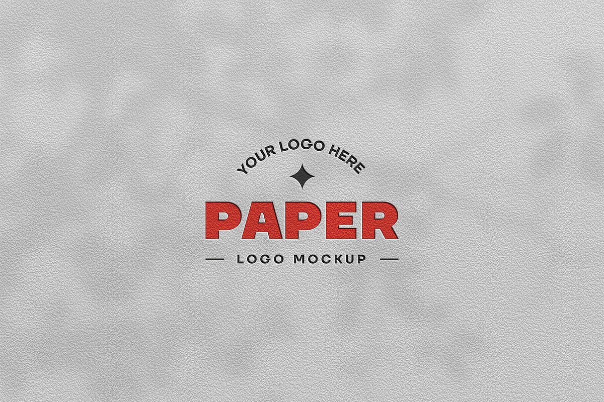 Paper Logo Mockup
