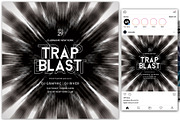 Trap Blast Flyer, a Flyer Template by KiraYamato Design Studio