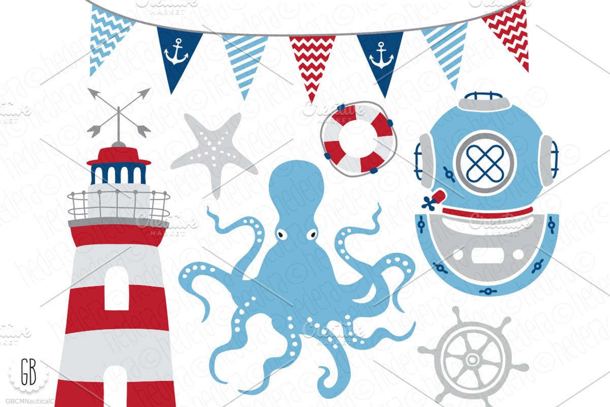 Nautical vector clip art, anchor, an Illustration by GrafikBoutique