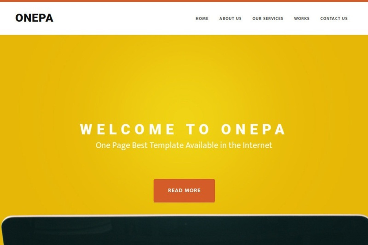 OnePa - Responsive HTML5 Template, a Websites & App Template by wpsoft