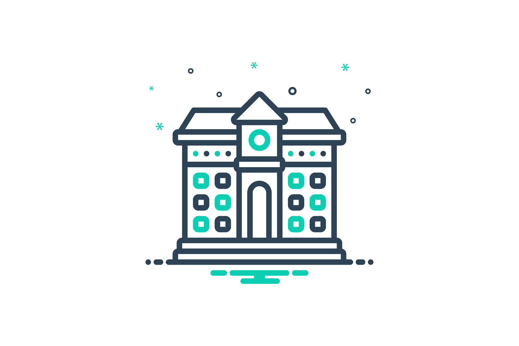 School seminary icon, an Icon by Creative priyanka