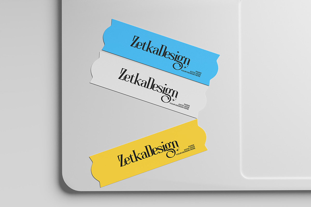 Sticker Mockup, a Household Mockup by seramoe