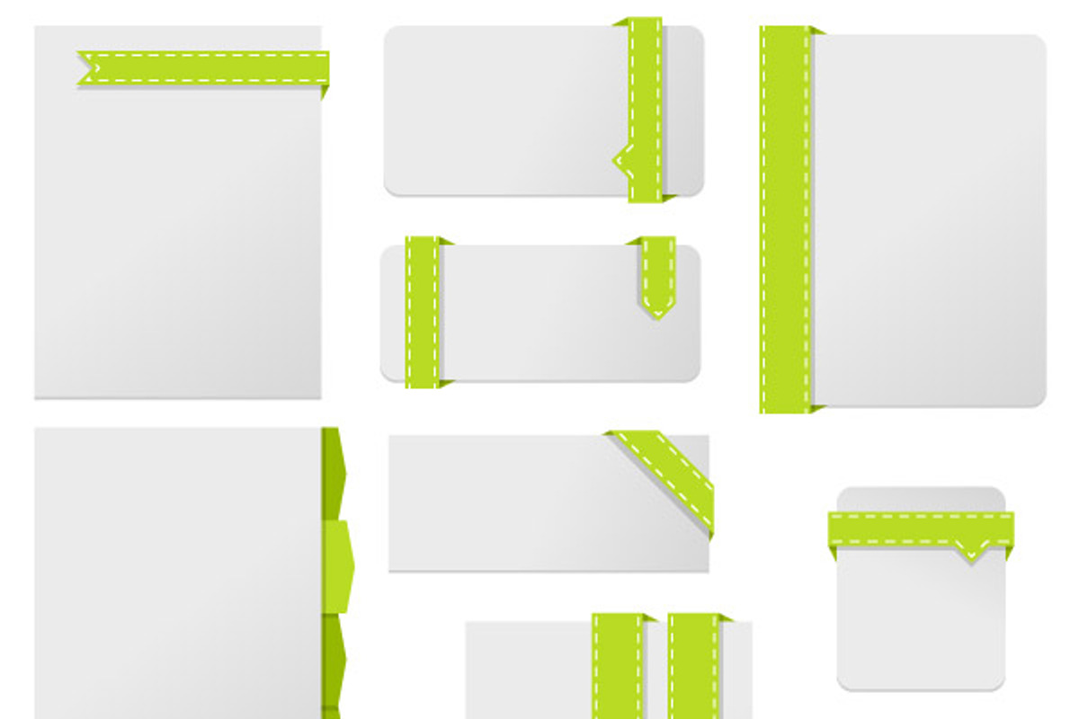 Minimal Ribbons and Boxes Vectors, a Graphic by Design Panoply