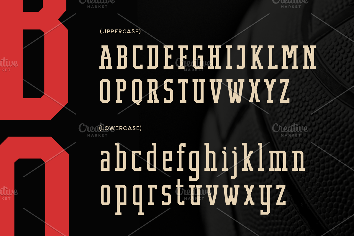 Varsity Modern - Sport Baseball Font