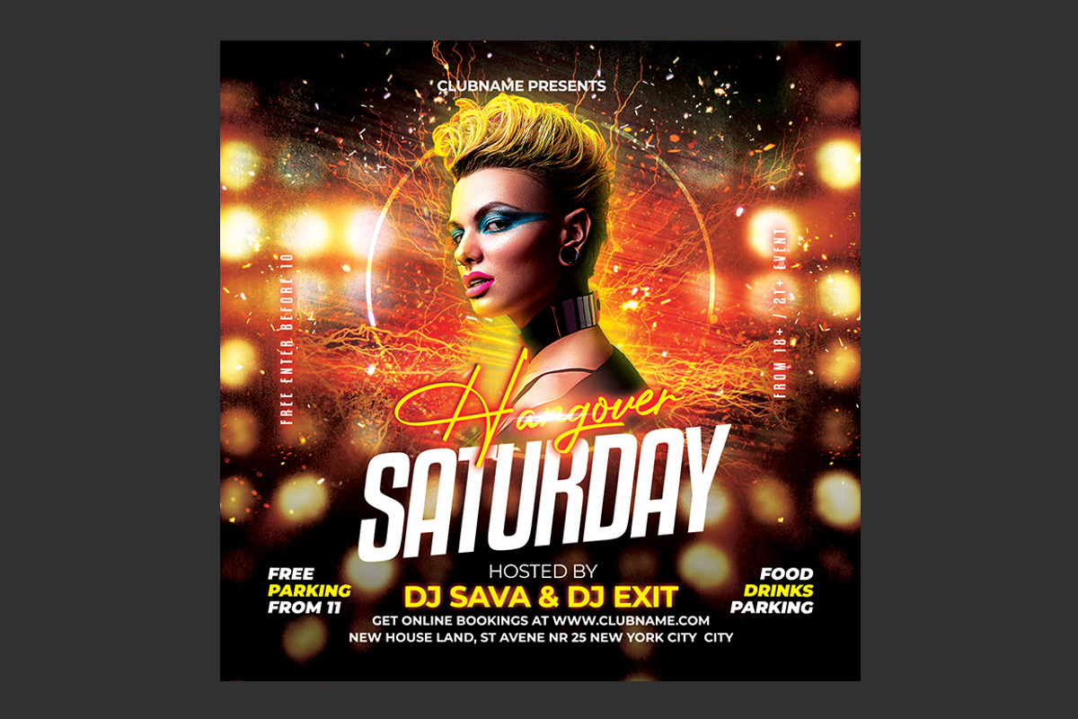 Party Flyer, a Flyer Template by DSGraphicDesign