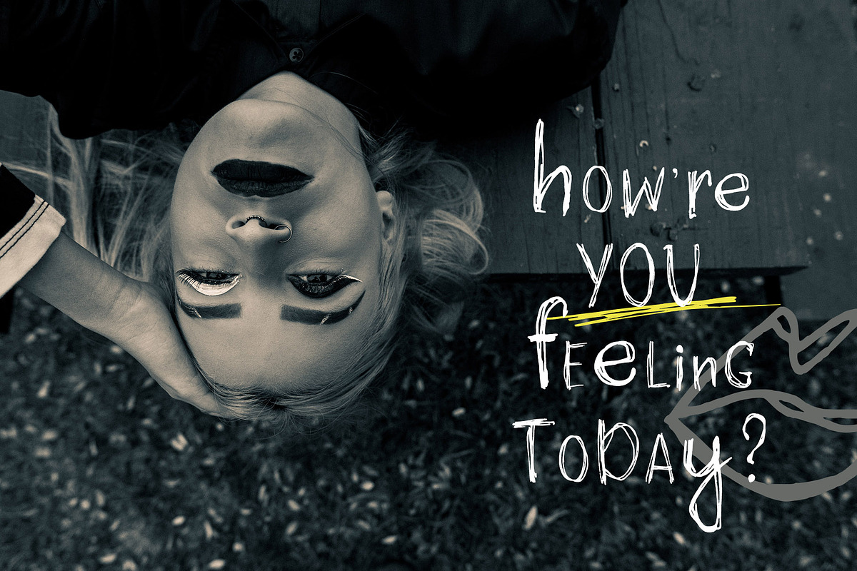 Crazy Jump scribble font handwritten