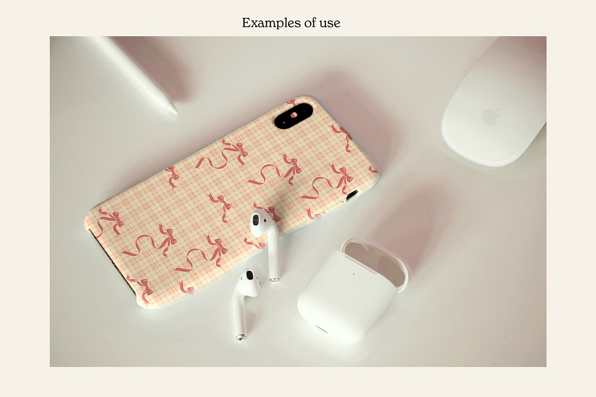 Coquette Core Seamless Patterns, a Pattern Graphic by Marie T