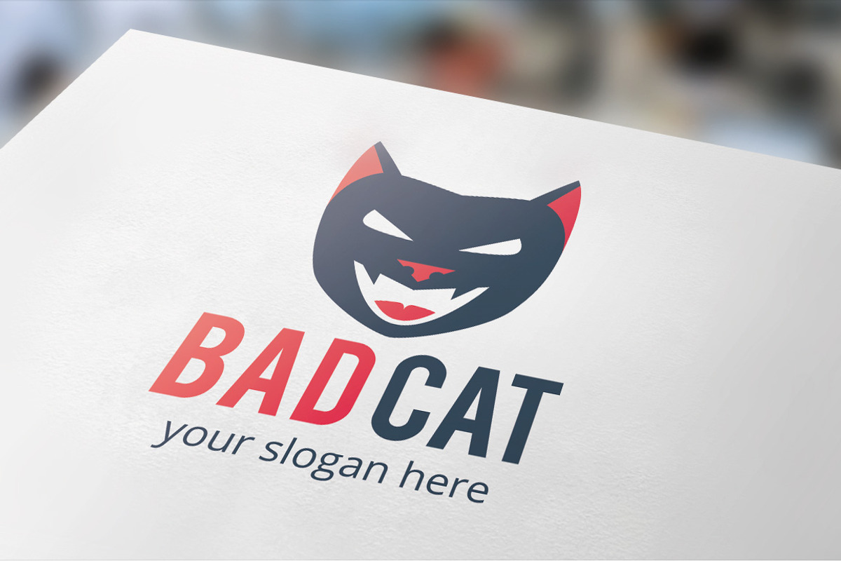 Bad Cat, a Branding & Logo Template by doghead