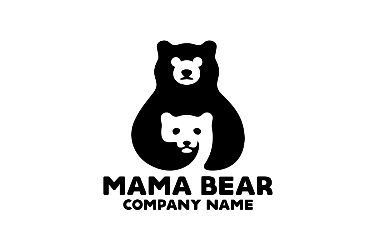 Mama Bear Logo, a Branding & Logo Template by Brandlogo
