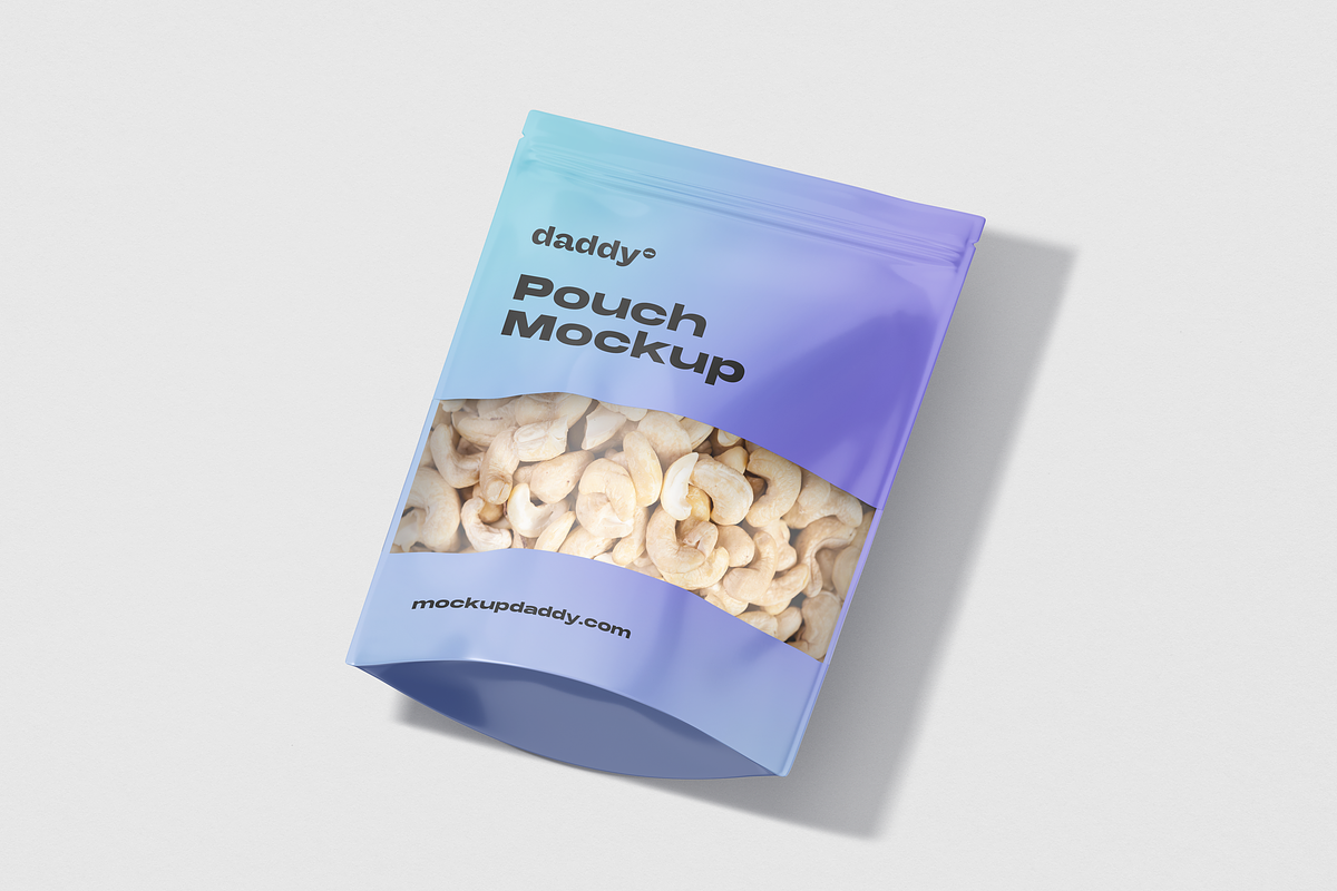 Pouch/Bag with Clear Window Mockup, a Packaging Mockup by Mockupdaddy