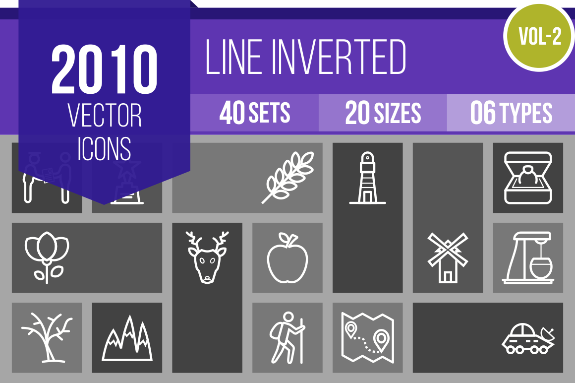 2010 Line Inverted Icons (V2), an Outline Icon by IconBunny