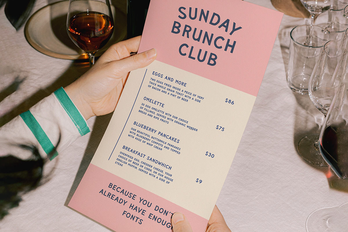 Flapjack | Vintage Hand Drawn Font, a Sans Serif Font by Off The Rack