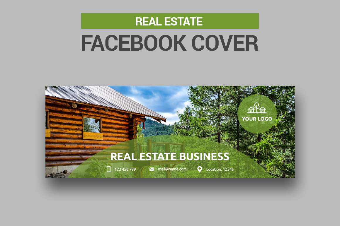 Real Estate - Facebook Cover, a Social Media Template by Creatricks
