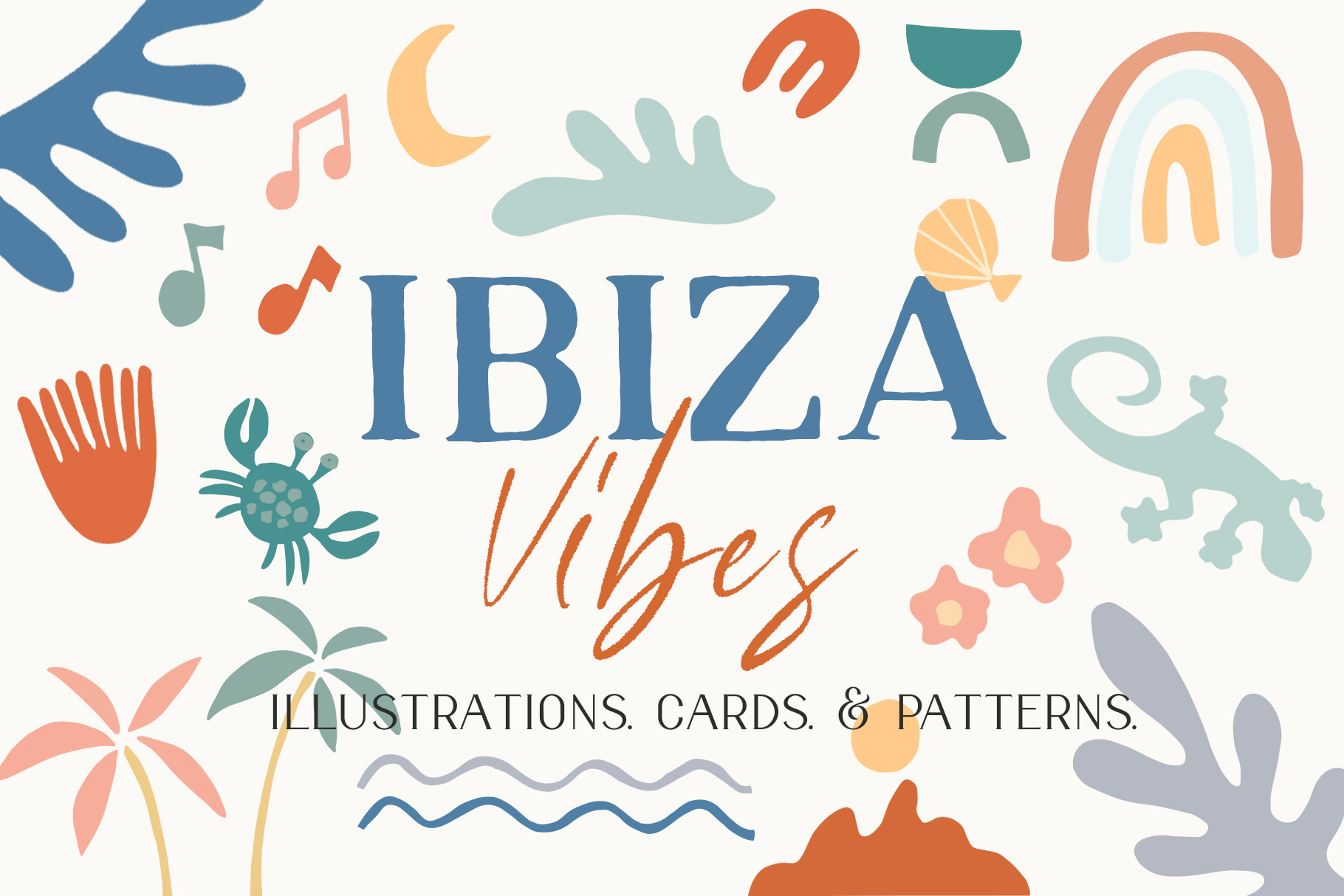 Ibiza Vibes. Abstract & Patterns, a Decorative Illustration by Teresa ...