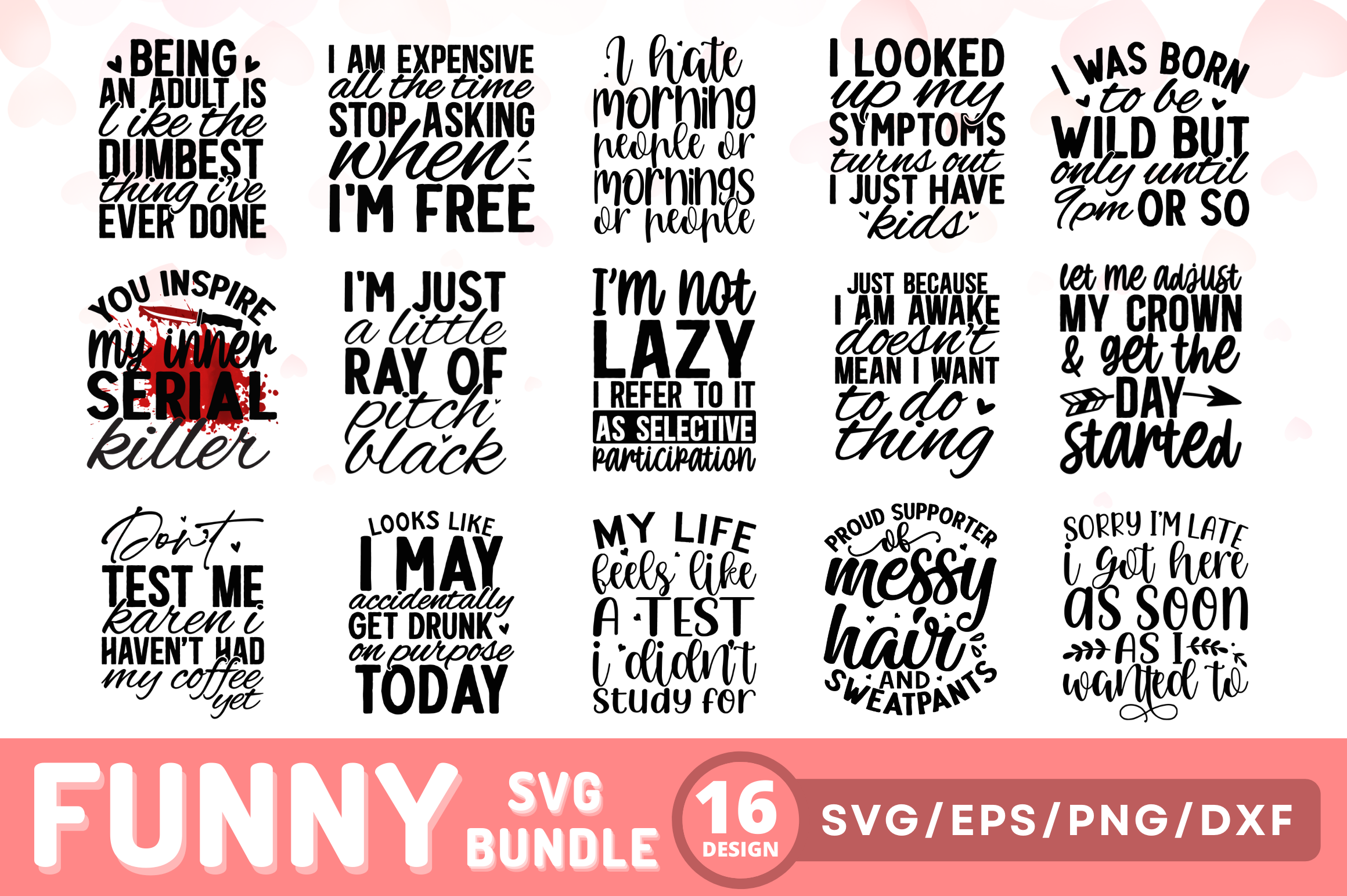 Funny SVG Bundle, an Object Graphic by Regulrcrative