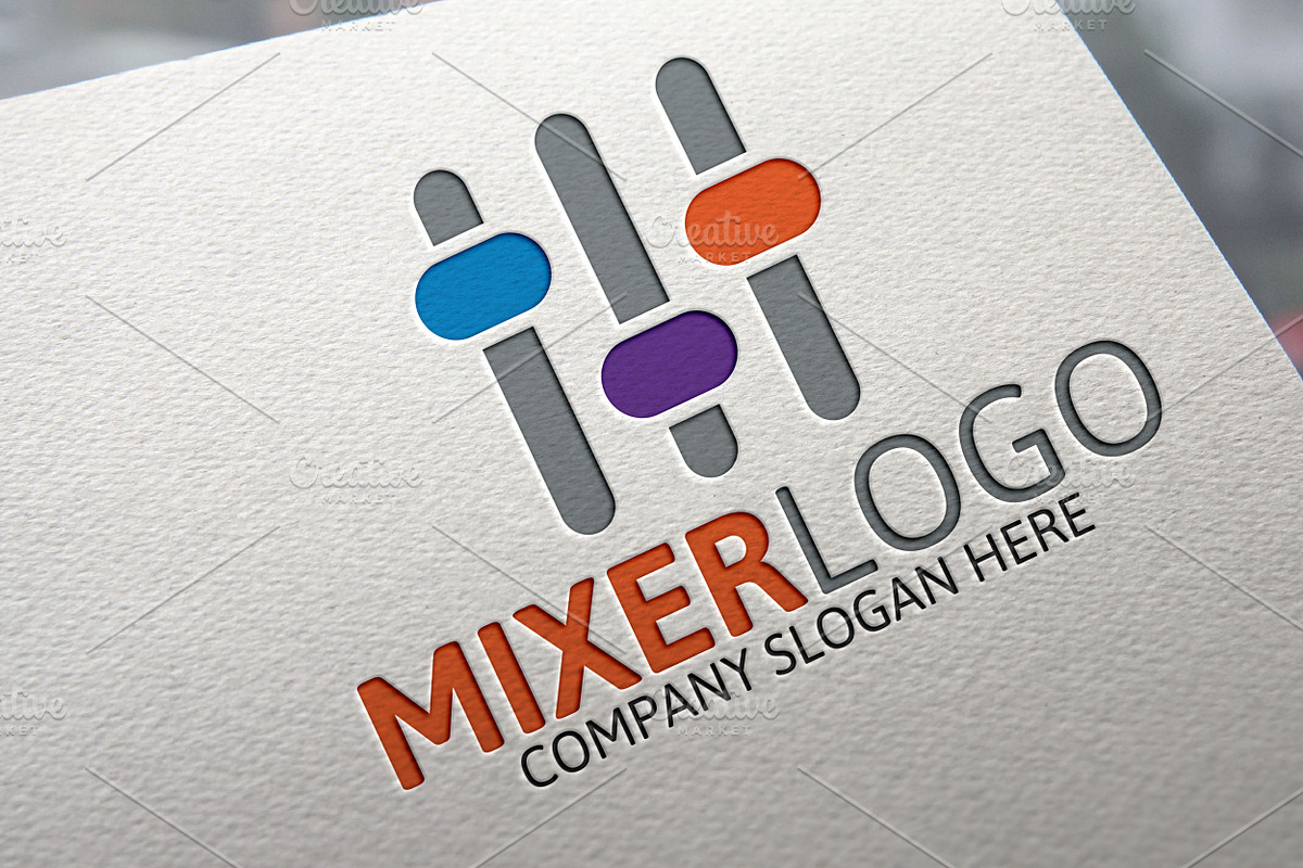 Mixer Logo, a Branding & Logo Template by Josuf Media
