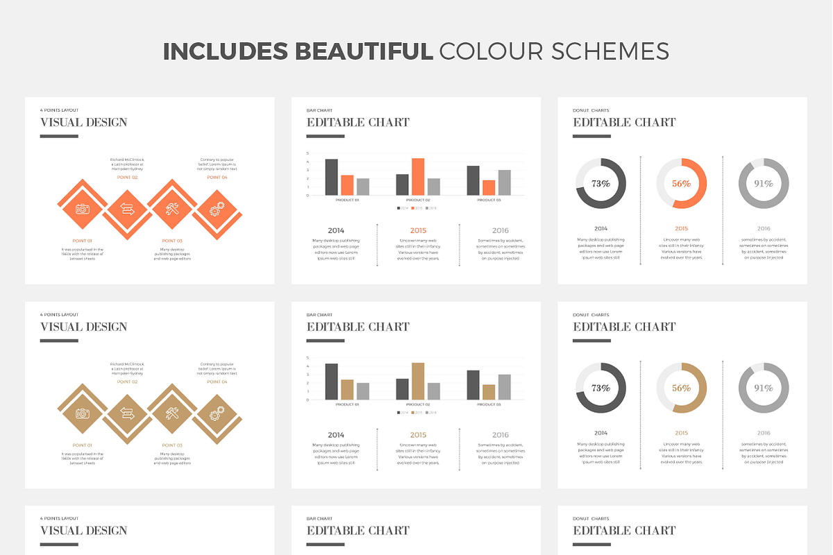 Simple & Cool PowerPoint Template, a Presentation Template by Wipavee