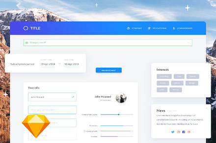 Bucks UI Kit, an UI Kit Template by EpicShop