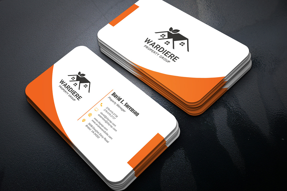 Double Identity Card PSD Template