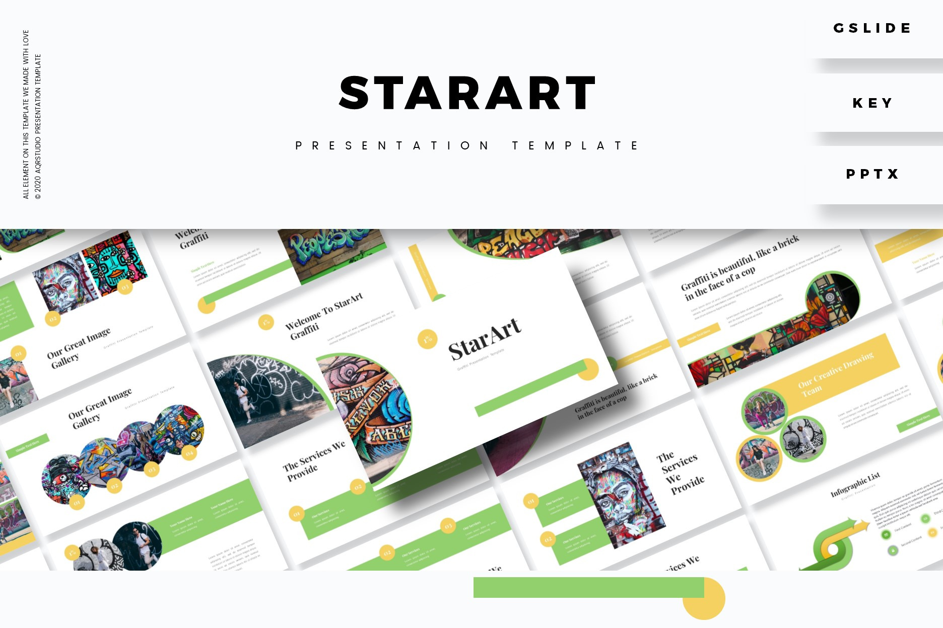 StarArt - Presentation Template, a Presentation Template by AQR Studio ...