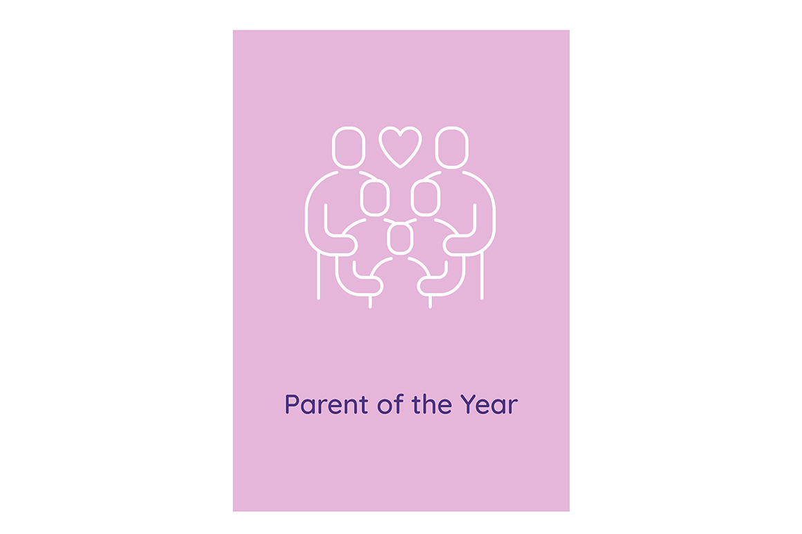 Recognizing outstanding parents card, a Flyer Template by IMG Visuals