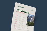 Schedule Event Poster Template, vol2, a Flyer Template by EDT.Graphics