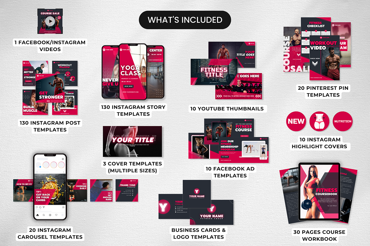 Fitness Coach Social Media Bundle