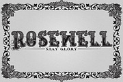 Rosewell, a Serif Font by the-sastra
