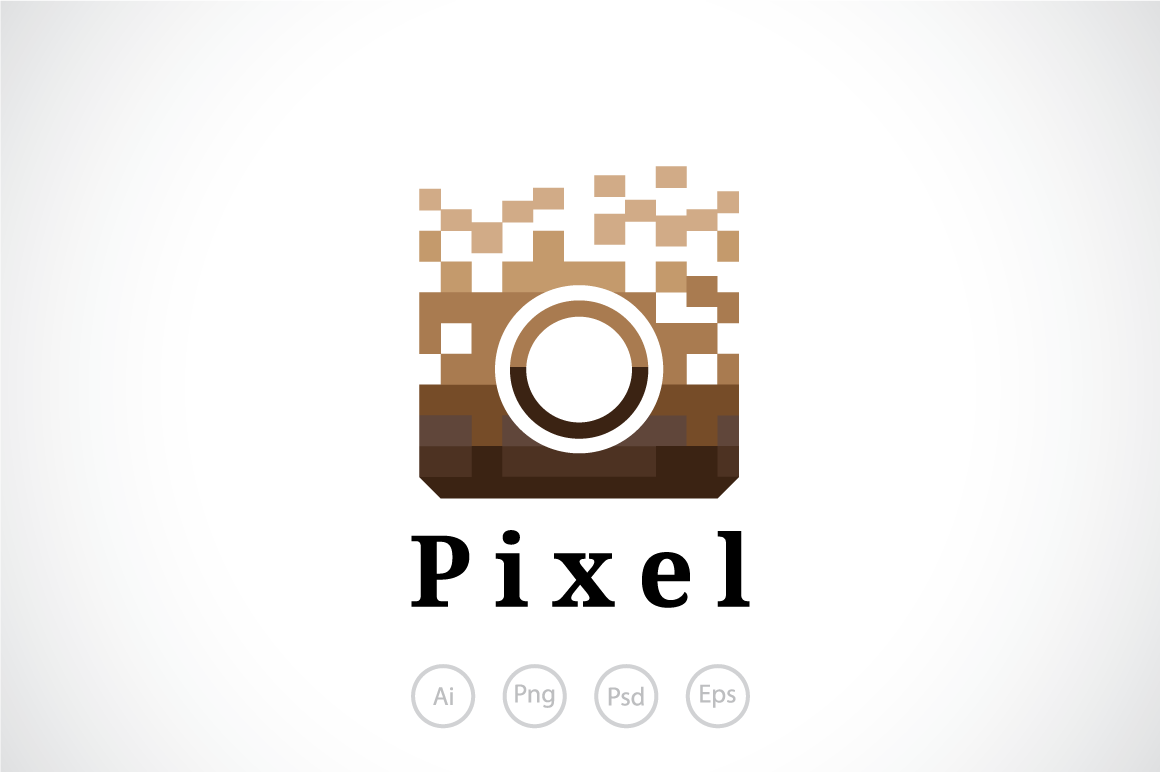 Pixel Camera Logo Template, a Branding & Logo Template by Heavtryq Design