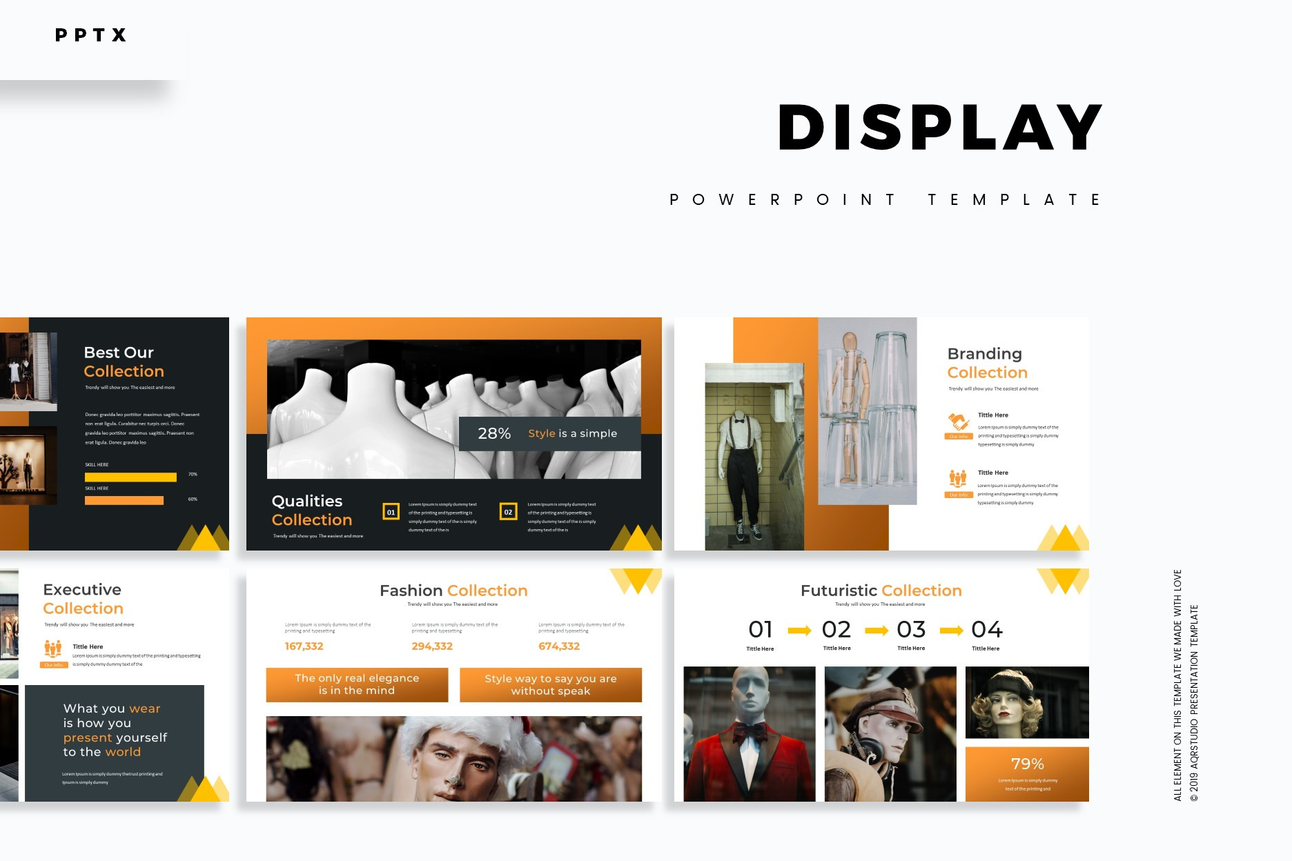 Display - Powerpoint Template, a Presentation Template by AQR Studio ...