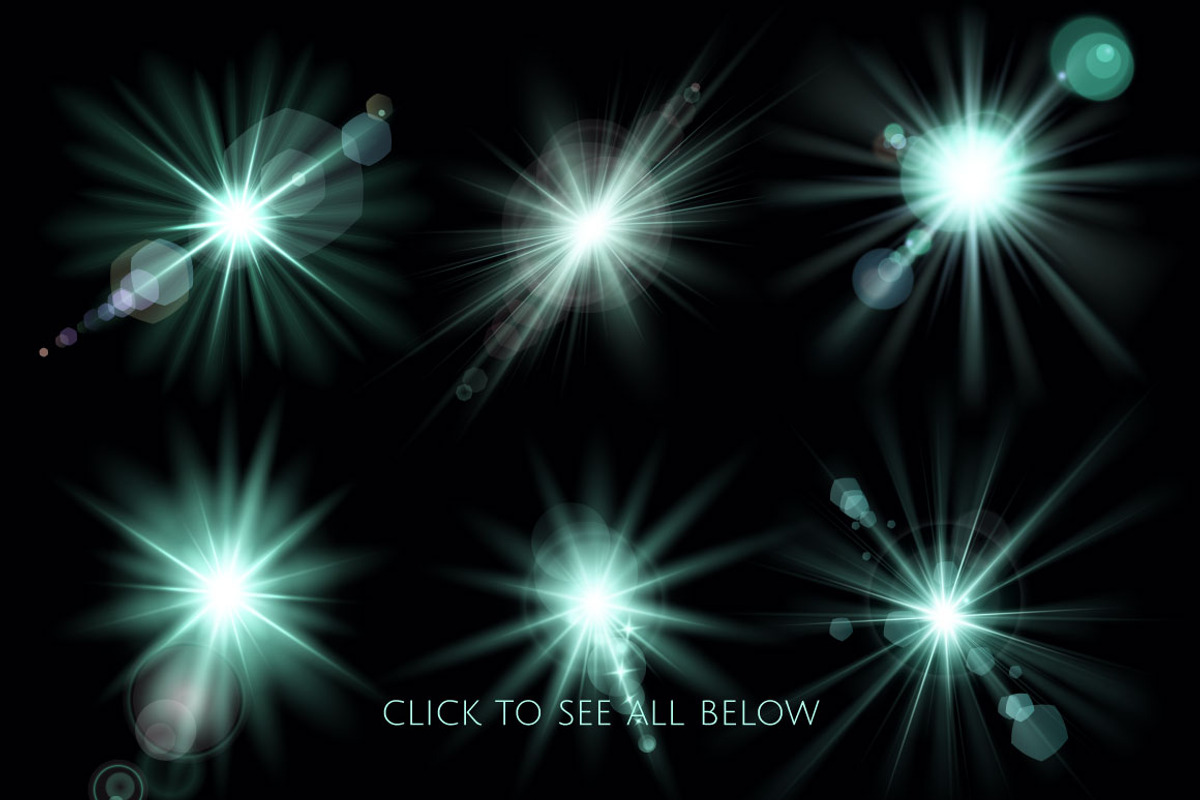 Lens flare effects, a Texture Graphic by SHMEL_Studio