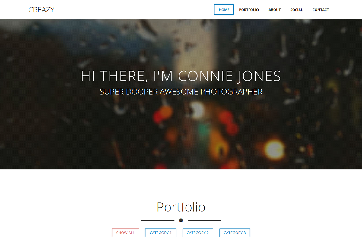 Creazy - Responsive HTML Template, a Websites & App Template by Be Smart