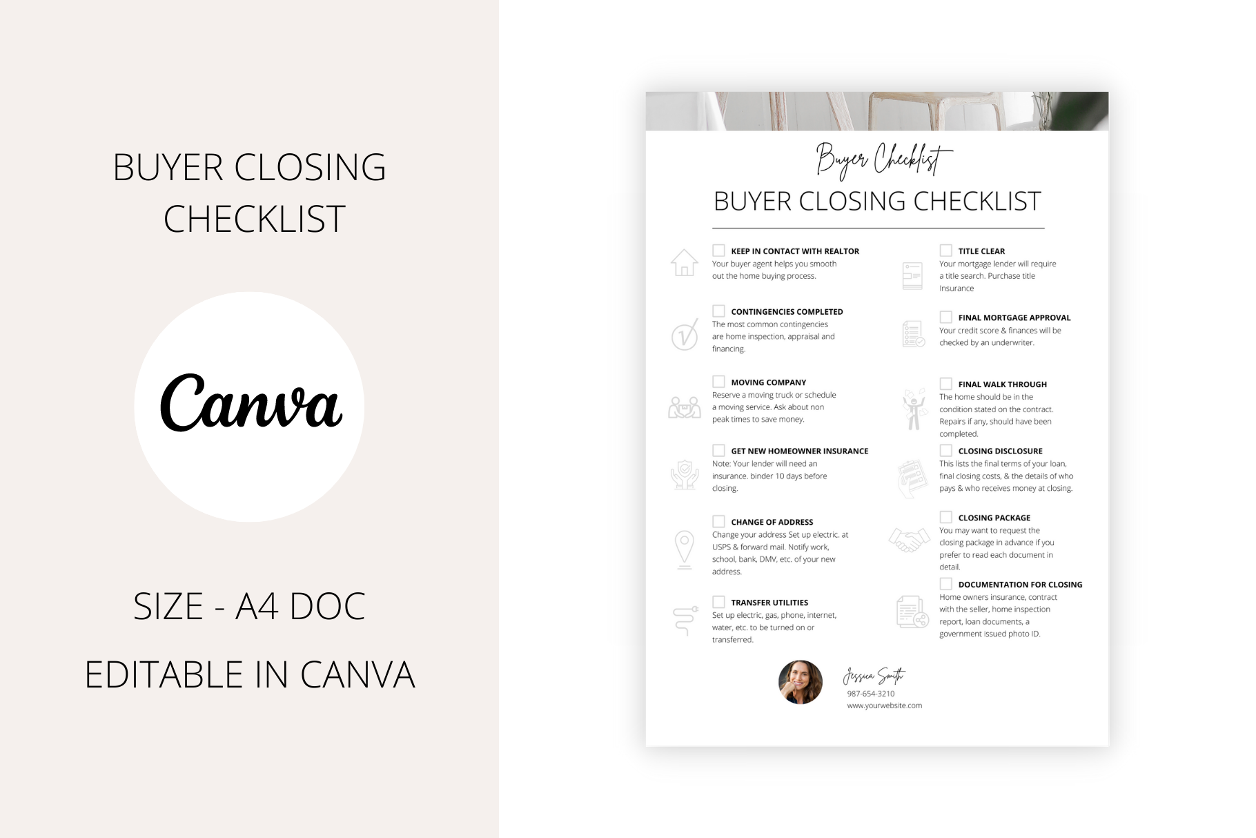 Buyer Closing Checklist Template