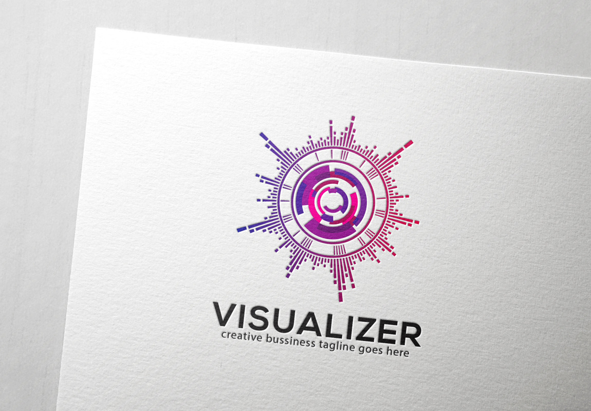 Visualizer Logo | Branding & Logo Templates ~ Creative Market