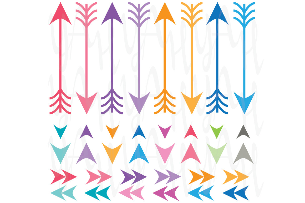 Digital Arrow Clip Art, an Illustration by YenzArtHaut