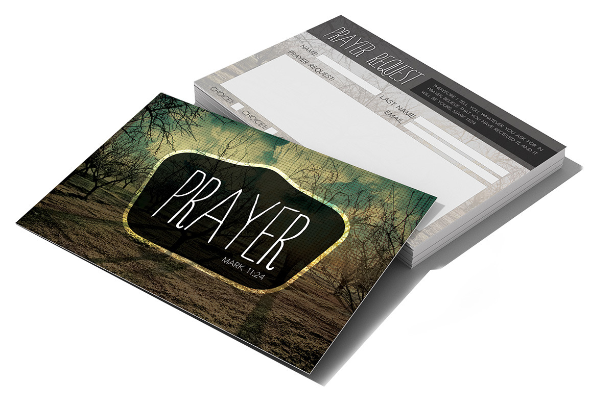 Prayer Request Card, a Card Template by boca2600