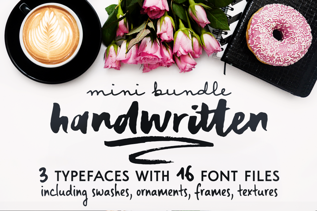 Handwritten Mini Bundle + extras!, a Script Font by Ana's Fonts