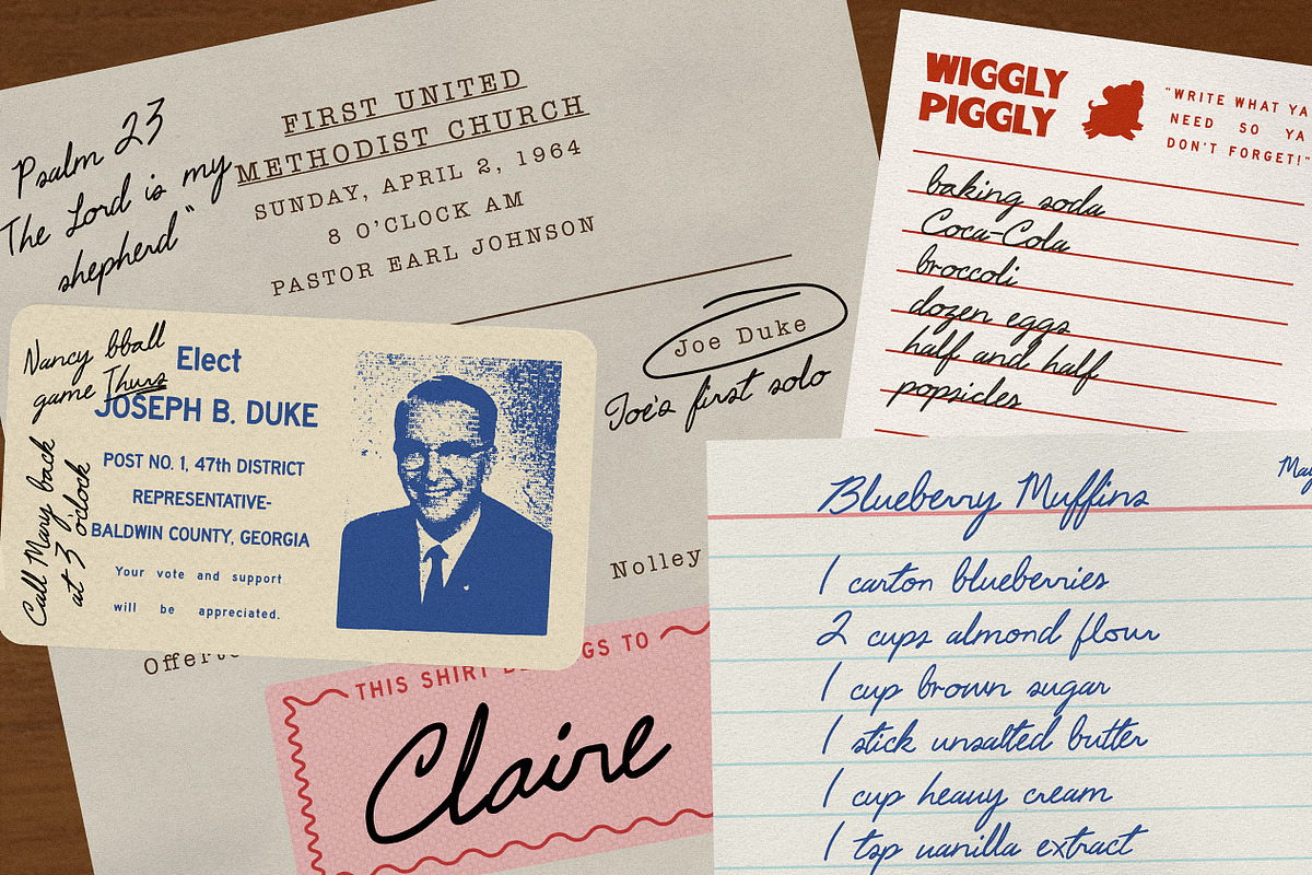 Duke - Handwritten Script Font