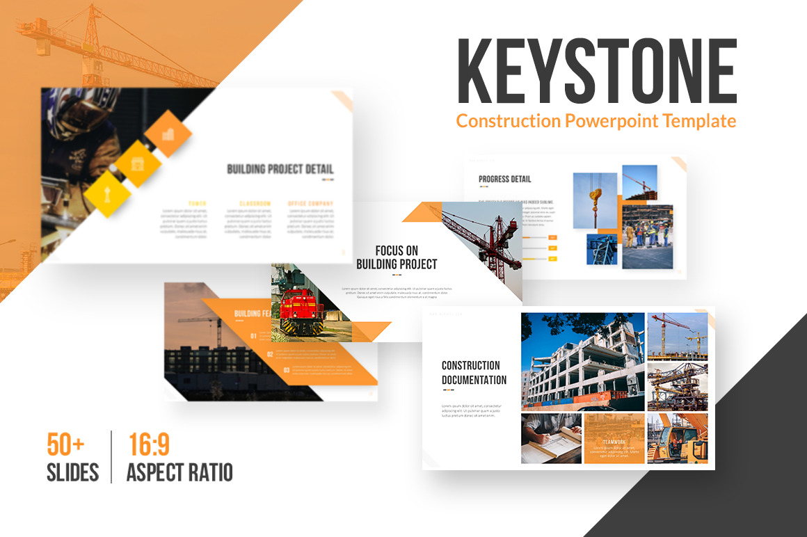 Keystone - Construction Template, a Presentation Template by RRGraph