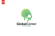 Global Center Logo, a Branding & Logo Template by ft.studio