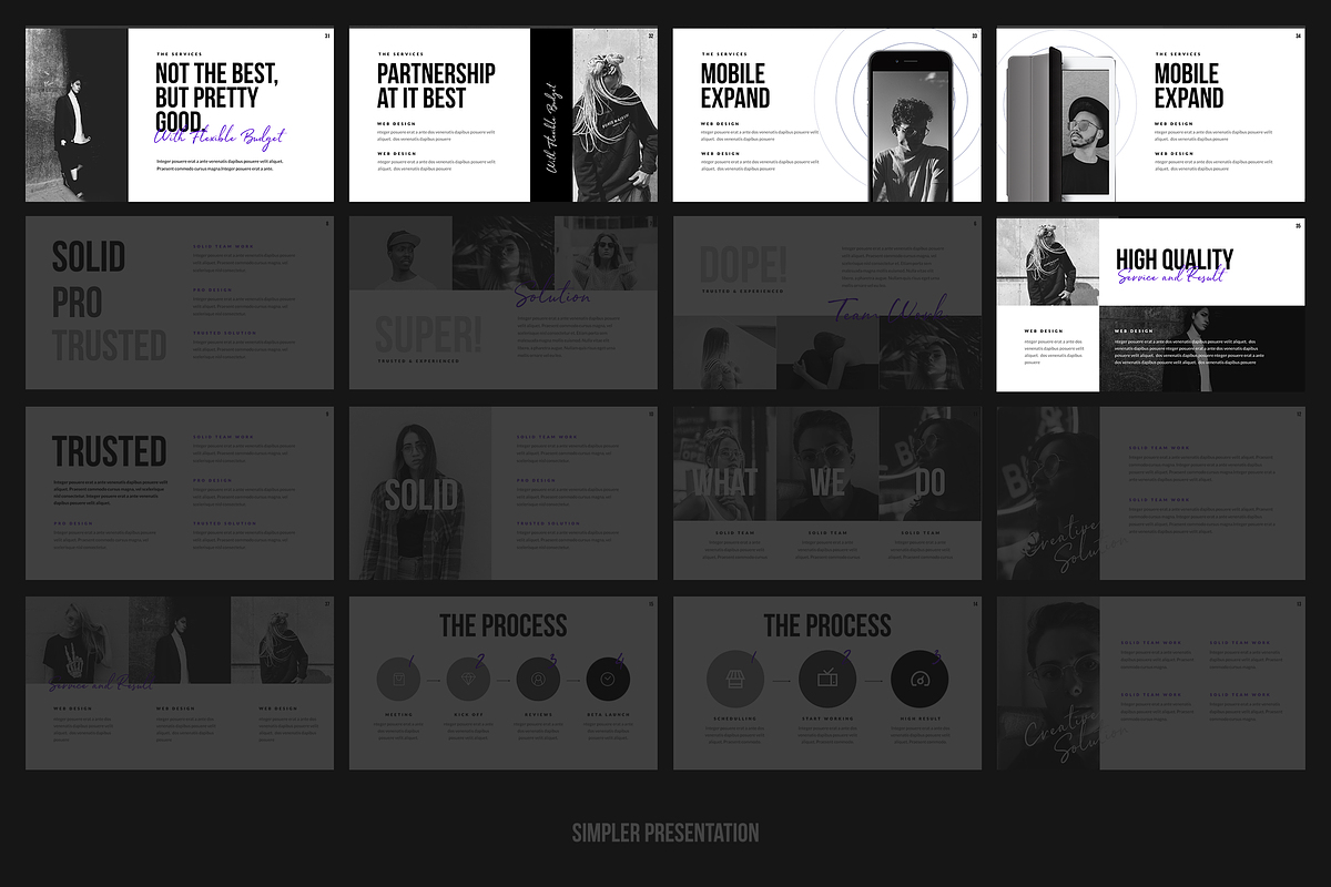 Simpler Presentation Powerpoint, a Presentation Template by Slidehack | Creative Market