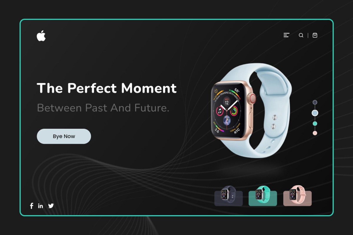Apple landing Page Design, a Landing Page Template by Neha Guleria ...