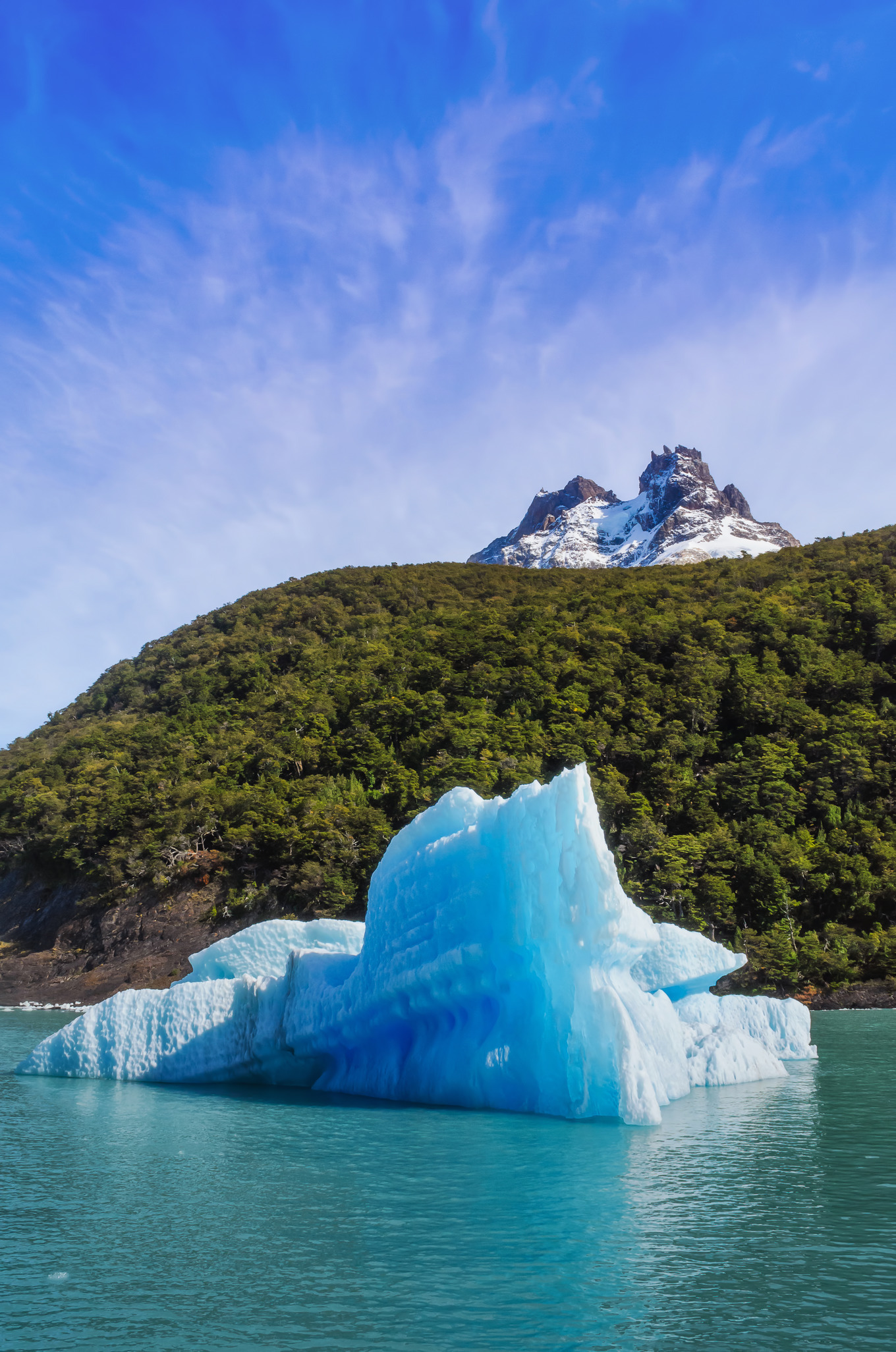 Single big blue iceberg, a Nature Photo by Antrisolja Photography