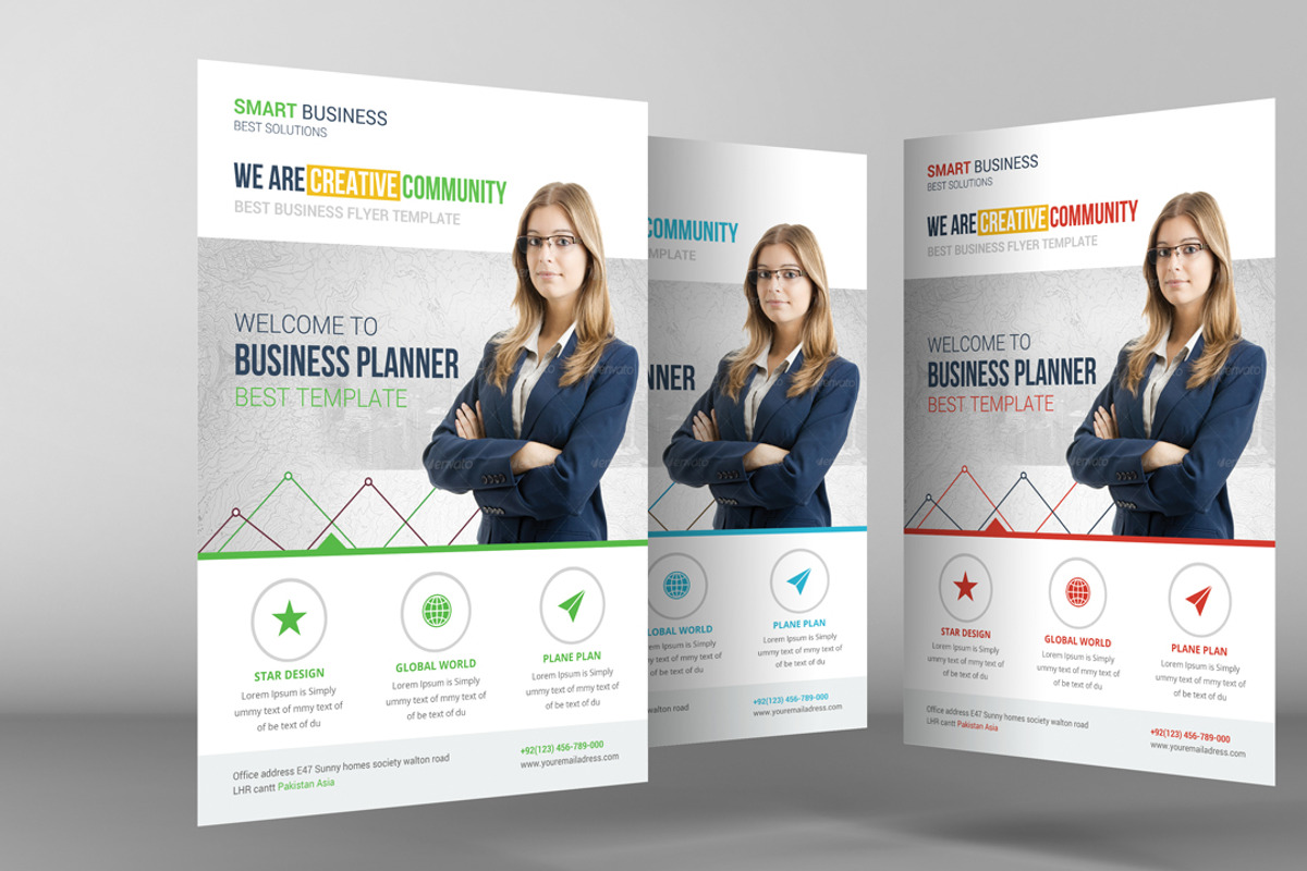 Smart Business Flyer, a Flyer Template by graphicforest