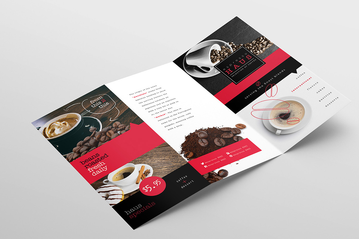Café Menu Template Pack, a Brochure Template by BrandPacks