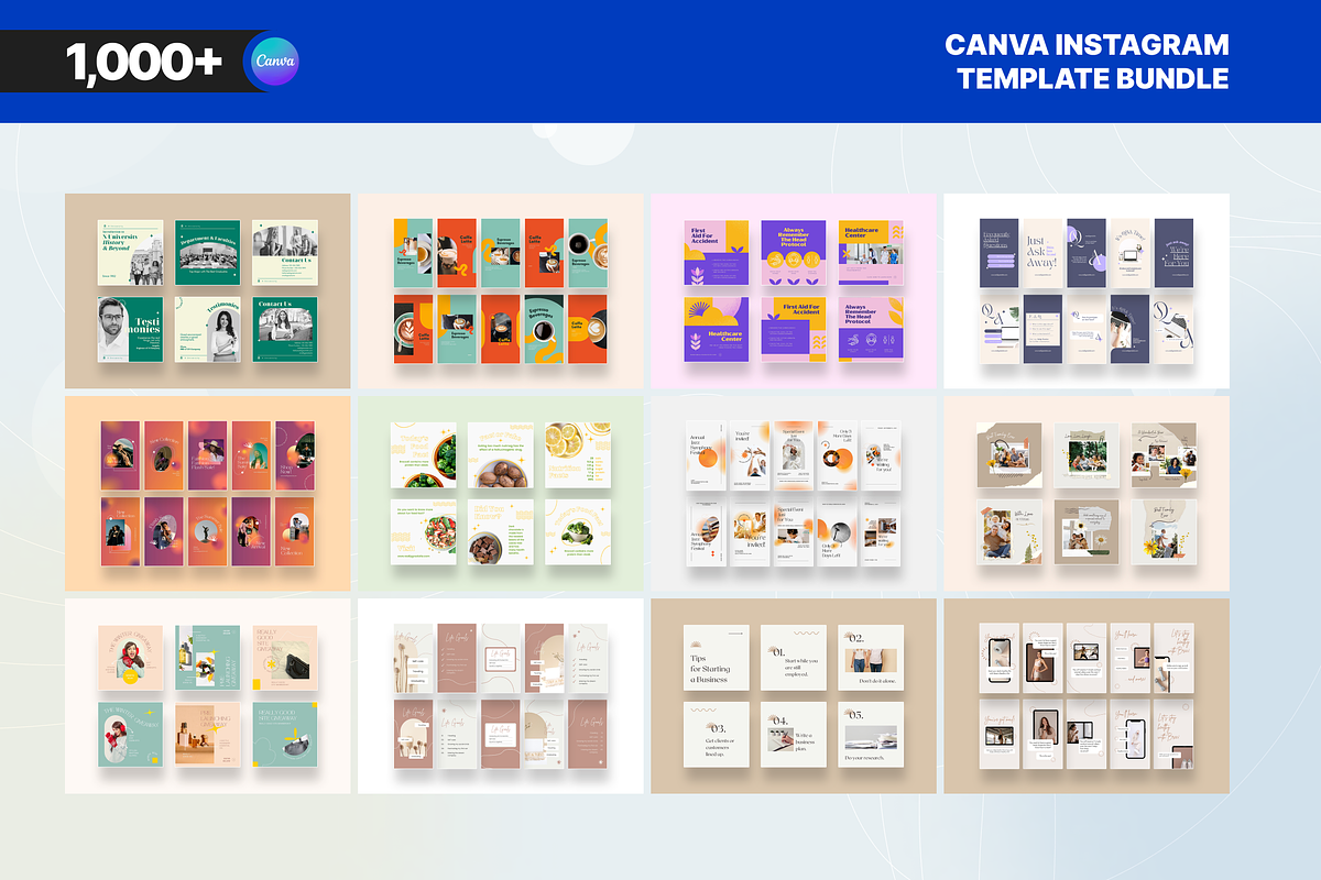 1000+ Canva Instagram Template, a Social Media Template by peterdraw