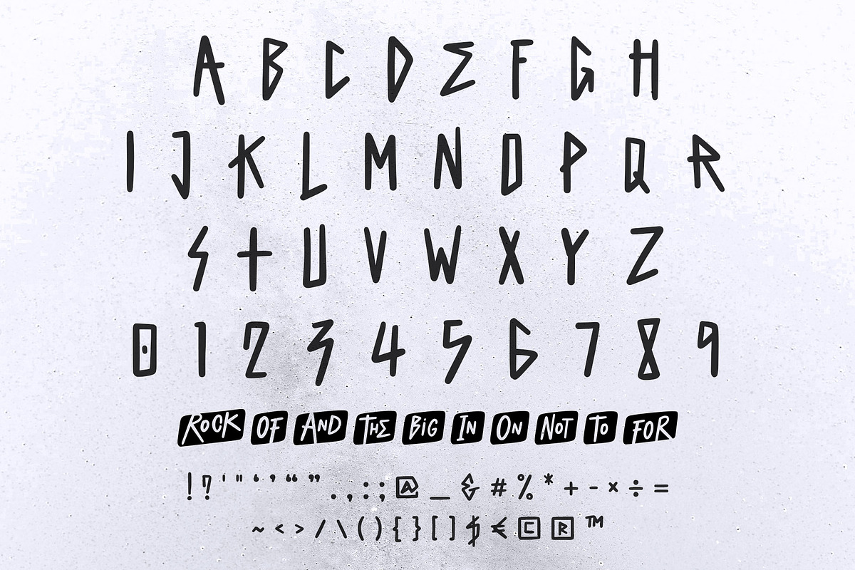 King of Rock Heavy Metal Font, a Blackletter Font by doffdog